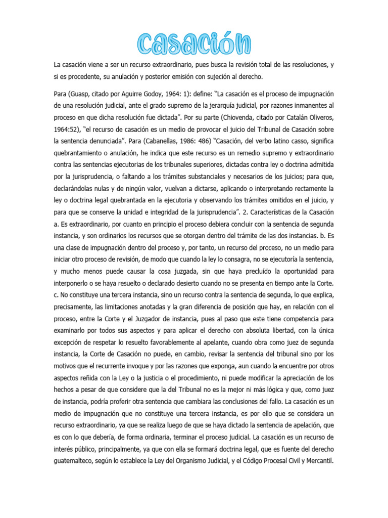 Casacion | PDF | Sentencia (ley) | Política