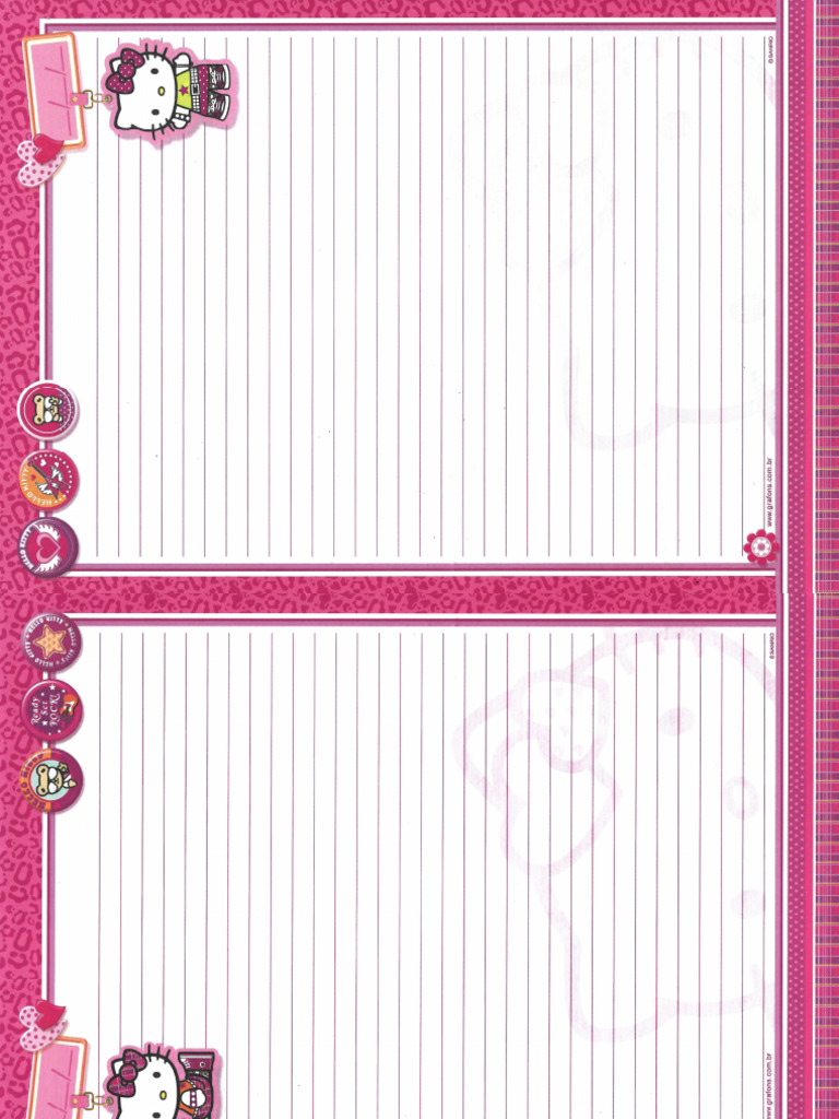 FOLHA HELLO KITTY (1) | PDF