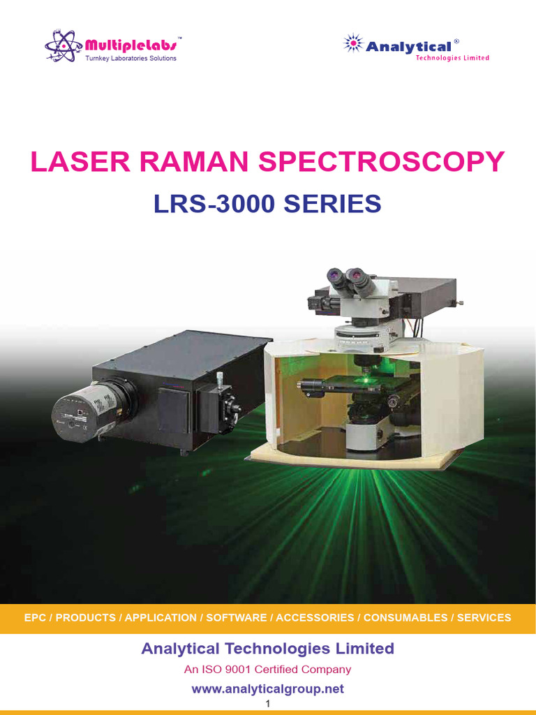Laser Raman Spectroscopy Lrs-3000 Series | PDF