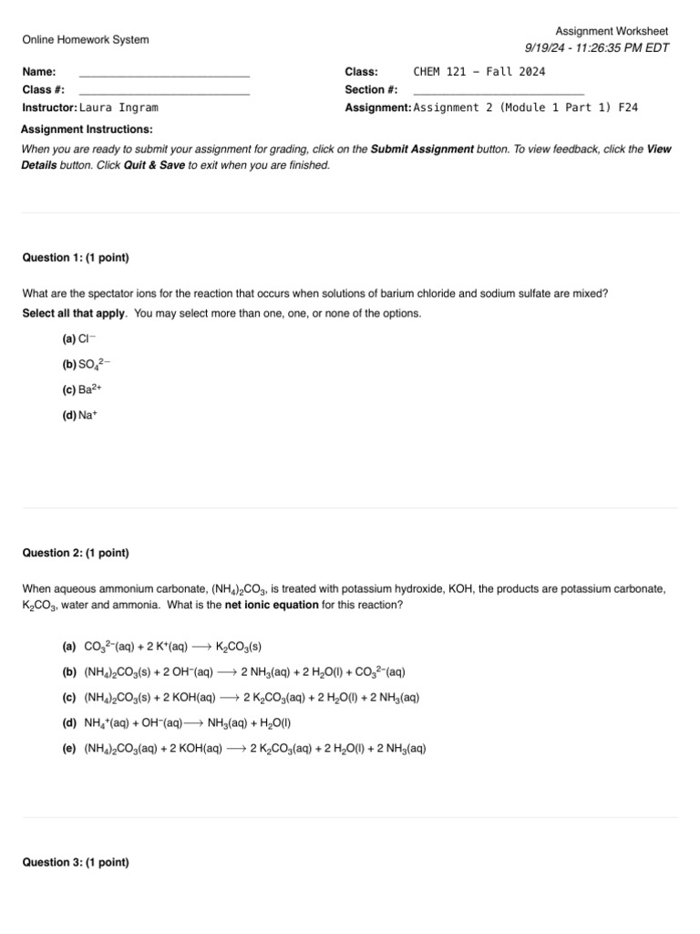Chem | PDF