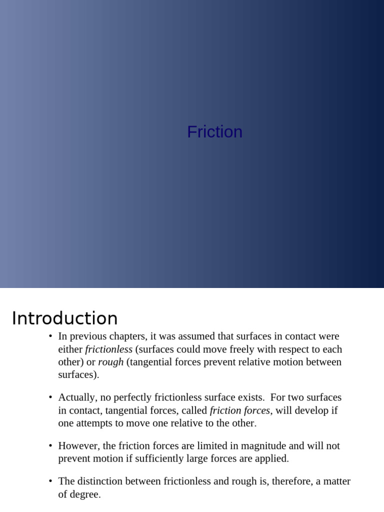 Friction Pinaka Final | PDF