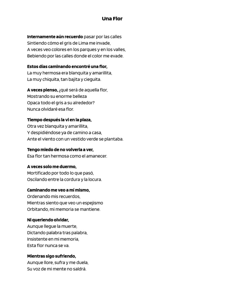 Una Flor Pdf