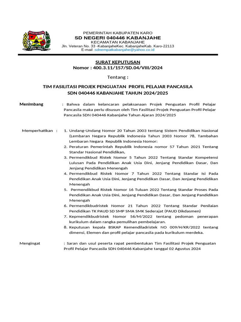 Sk Koordinator p5 | PDF