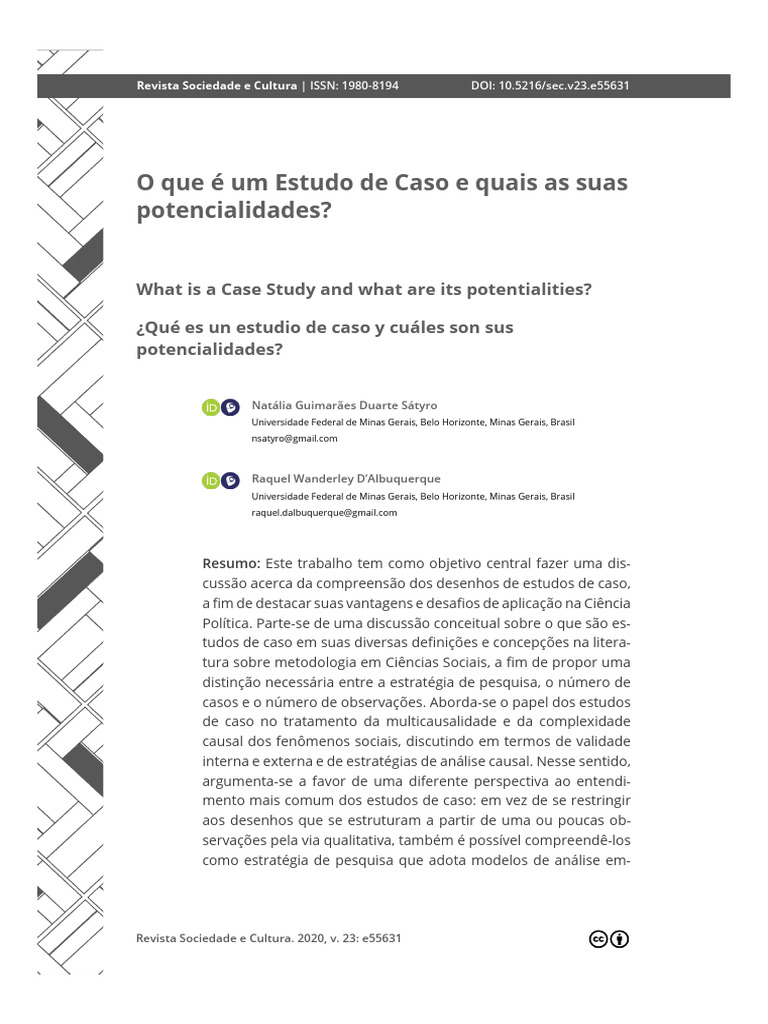 ARTIGO 4 - estudo de caso | PDF