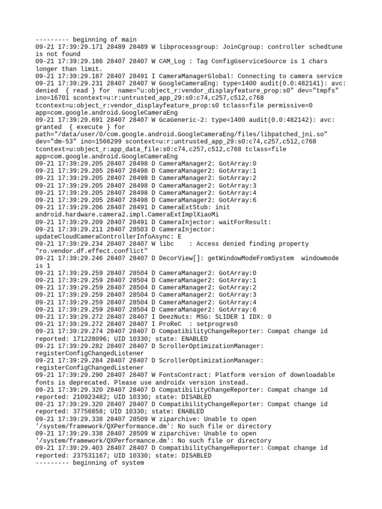 Log Cat 1726915169136 | PDF