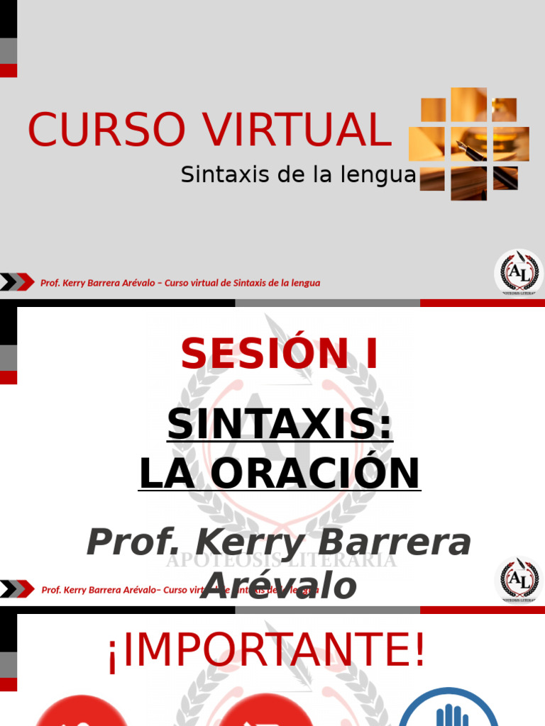 La Sintaxis | PDF