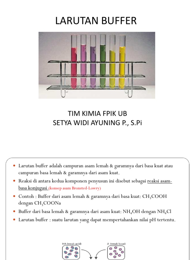 Larutan Buffer | PDF