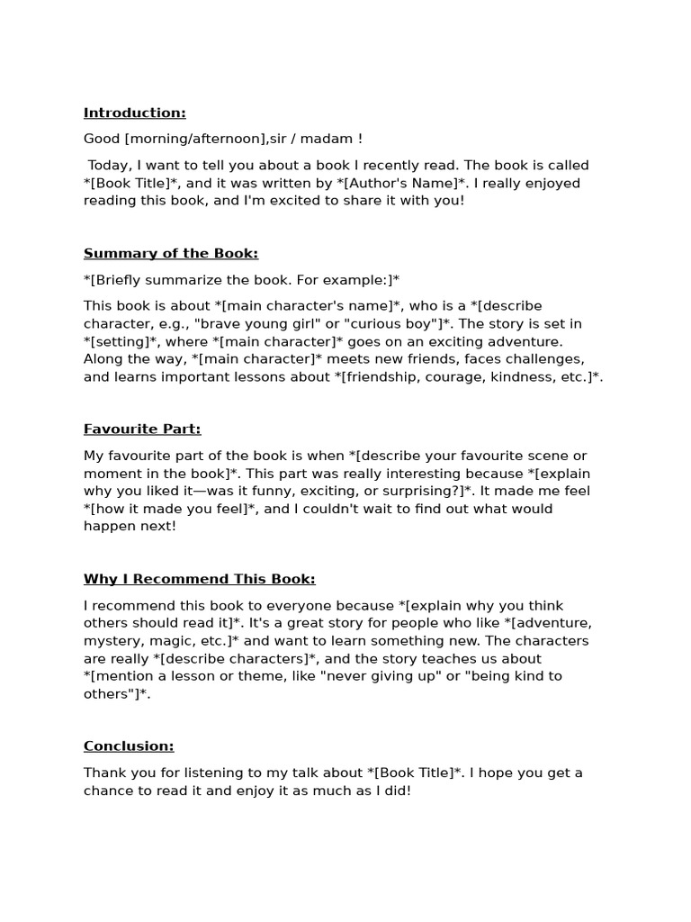 Talk About The Book | PDF