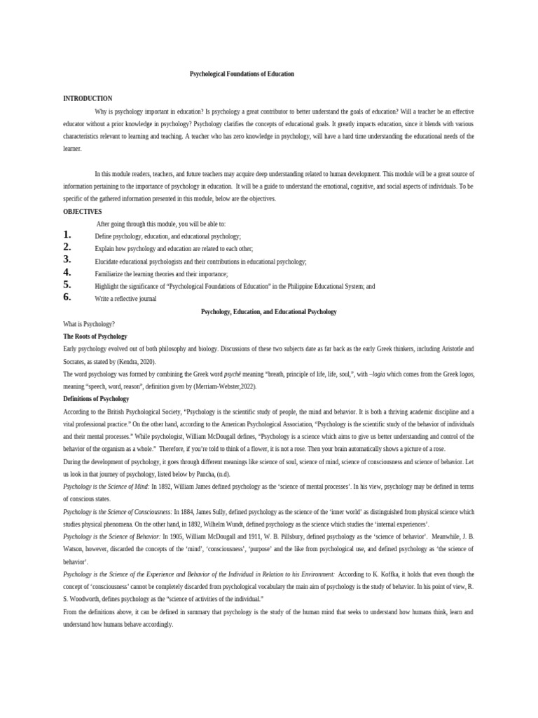 Compilation of Group Modules in EDUC 200 | PDF