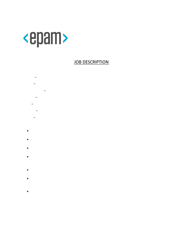 Job Description Pdf