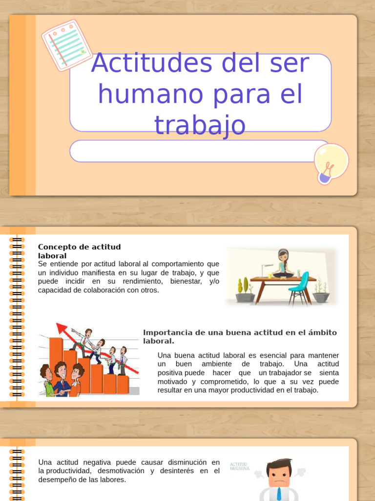 Importancia de la Actitud Laboral | PDF | Actitud (psicología) | Motivación