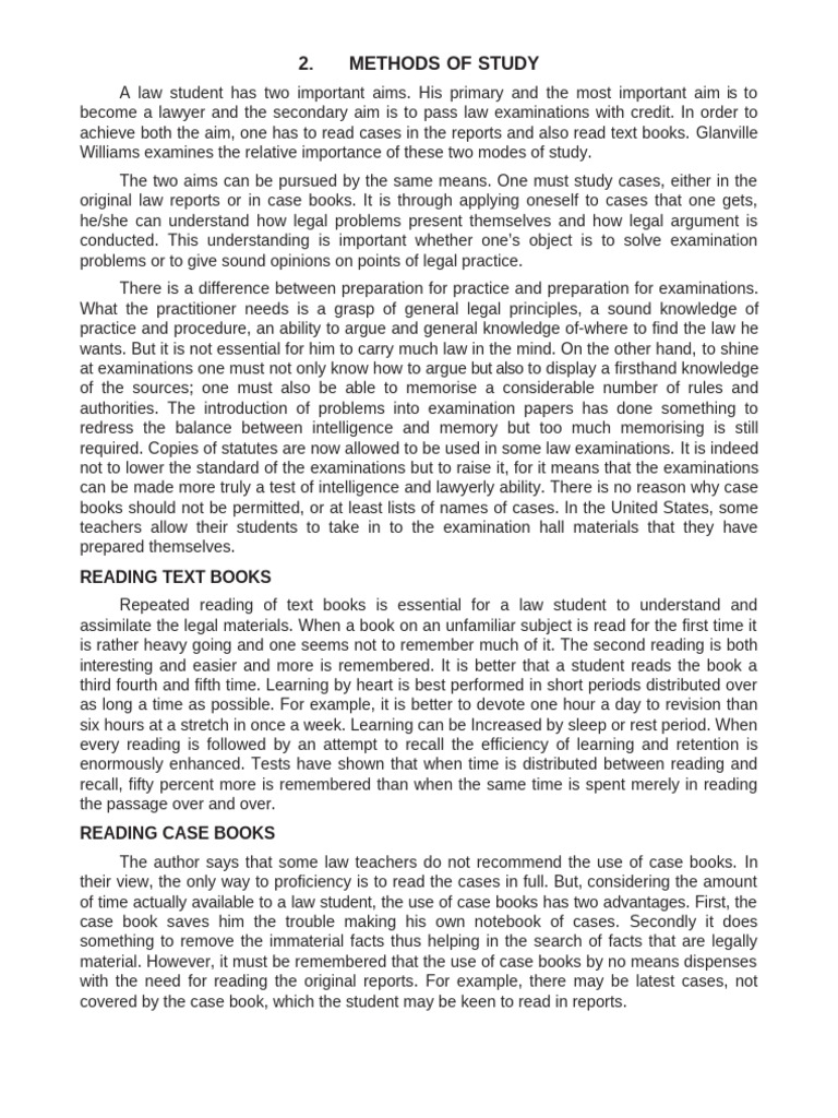 Methods of Study | PDF