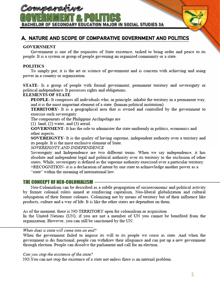 Notes (Compa) Midterm | PDF | Constitution | Presidents Of The United ...