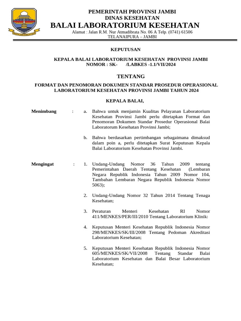SK Format Spo Bagan | PDF