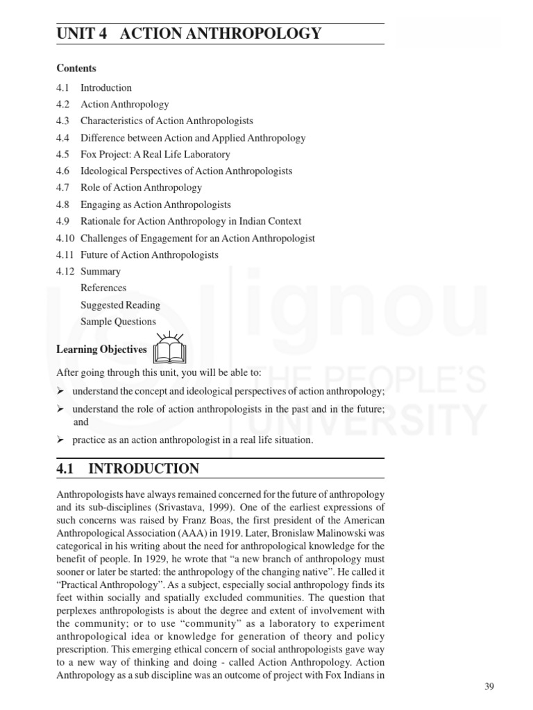 Unit 4 | PDF | Anthropology | Social Science