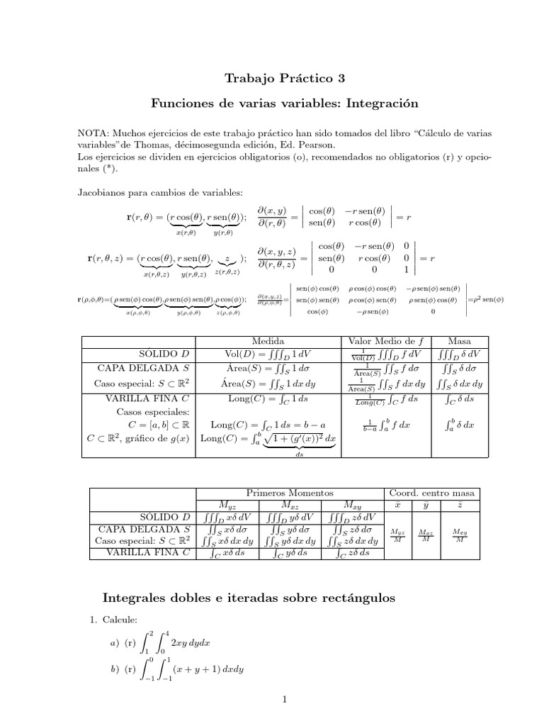 TP3 Integrales 2024 Con Aplicación | PDF