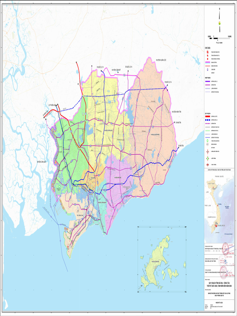 7.1 Ban Do Phuong An Phat Trien Ket Cau Ha Tang GTVT | PDF