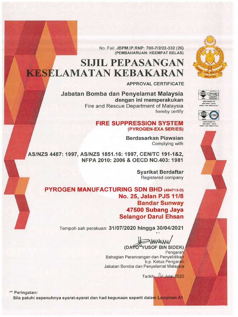 BOMBA CERT EXA (2020-2021) | PDF