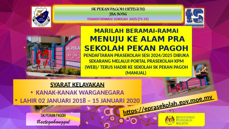 Info Grafik Pra Sekolah | PDF