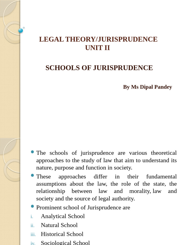 Jurisprudence Unit II | PDF