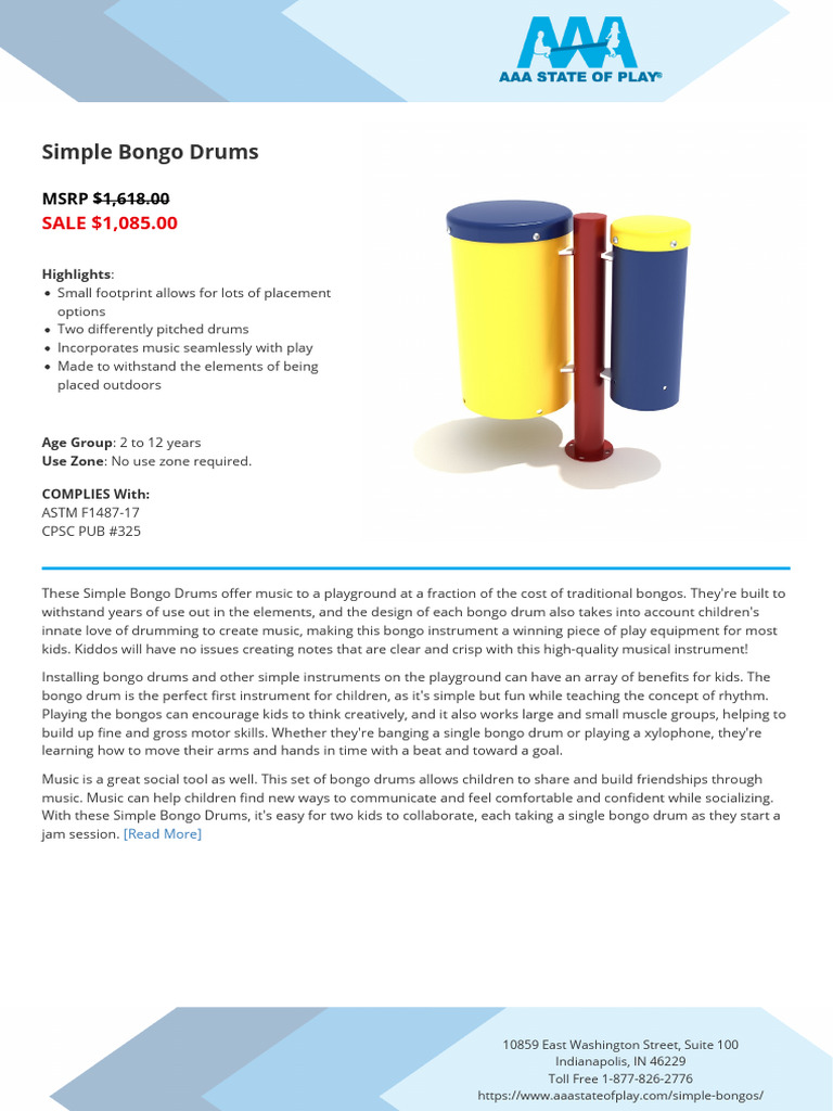 Simple Bongo Drums | PDF