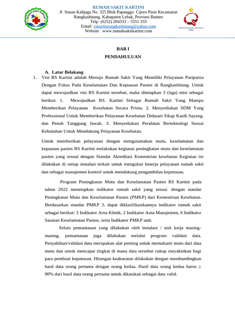 Draft Laporan Triwulan | PDF