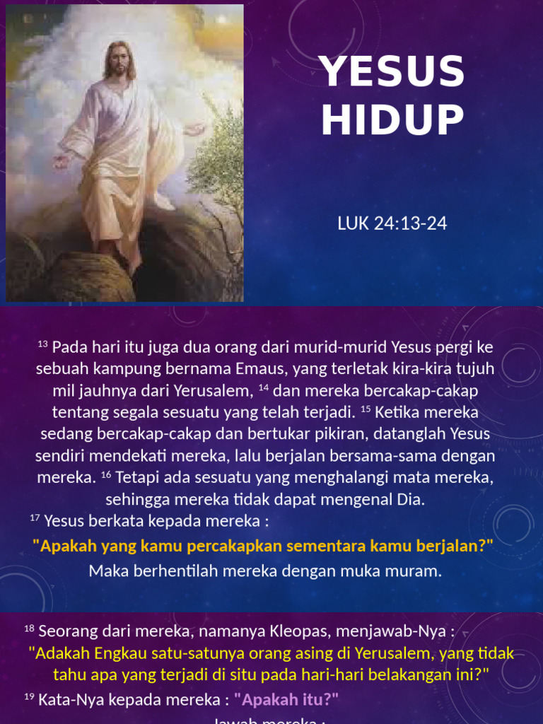 Yesus Hidup | PDF | Religion & Spirituality
