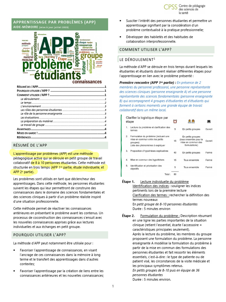 Aide Memoire App | PDF