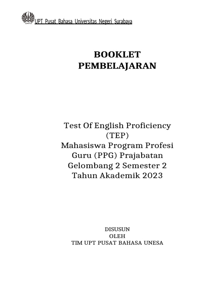 BOOKLET PPG 2-3 SEPT 2024 | PDF