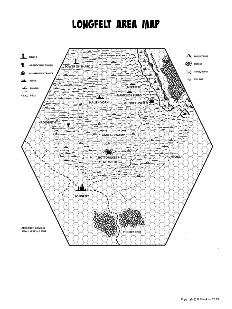 Gunderholfen Longfelt Area Map v1 | PDF