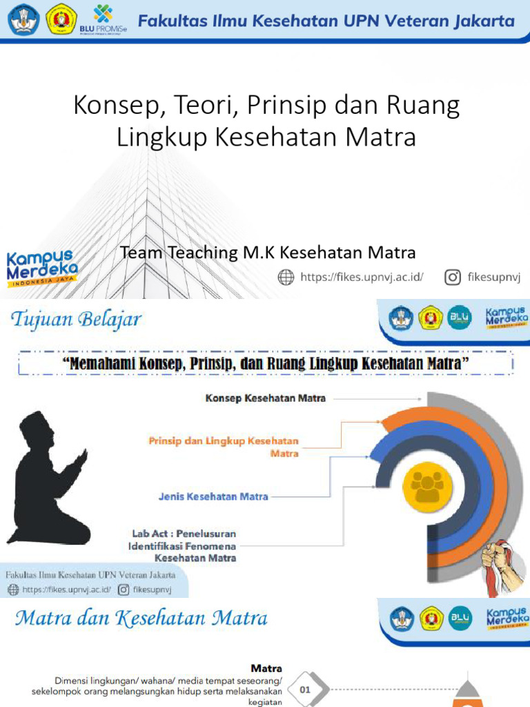 Konsep, Teori, Prinsip Dan Ruang Lingkup Kesehatan Matra | PDF