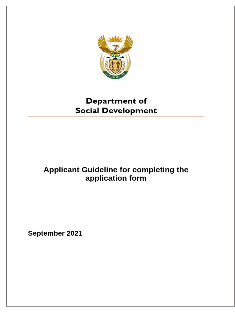Guideline On Completing Application Form Nat Npo Call For Proposal August2023 Pdf