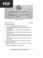 G12 & Gce Science Paper 1 (2019 - 2024) | PDF