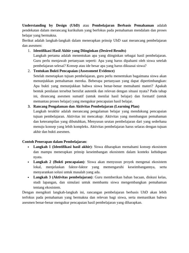 Understanding by Design | PDF