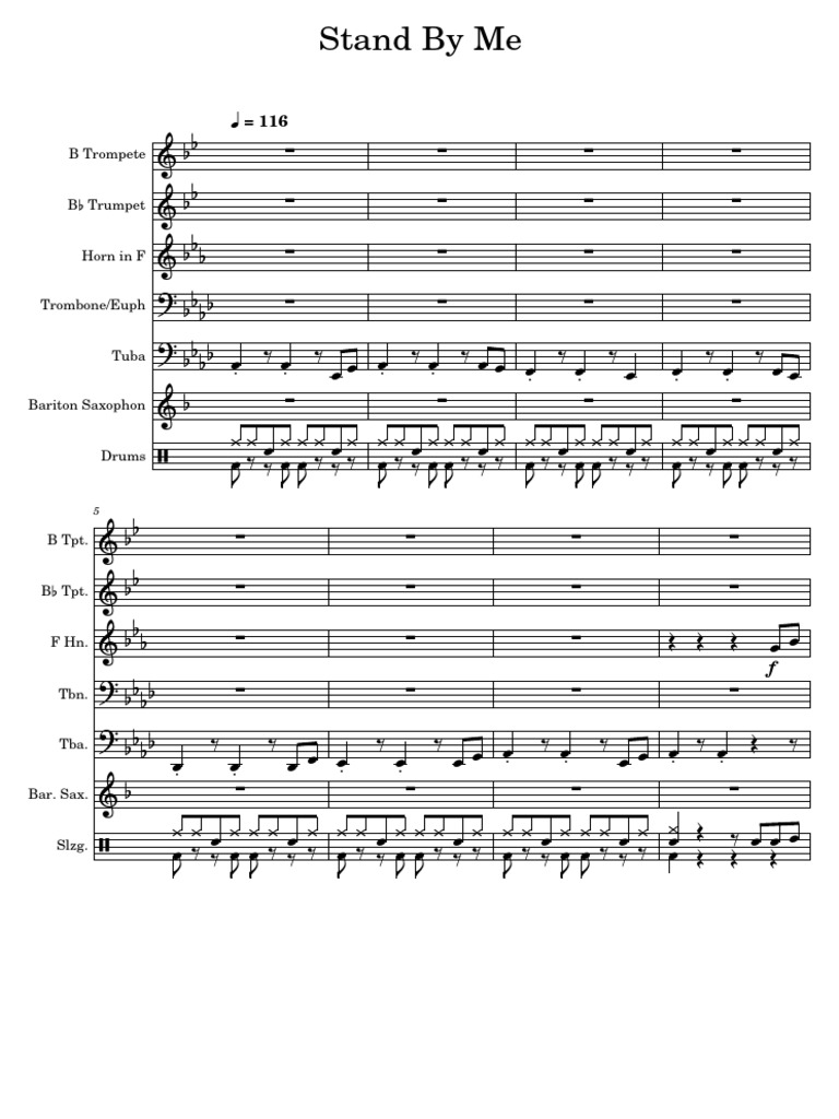 Stand by Me Lucky Chops Brass Choir | PDF
