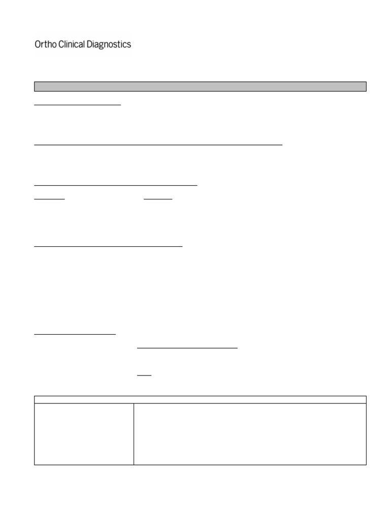 0.8% ORTHO Red Cell Diluent OCD | PDF