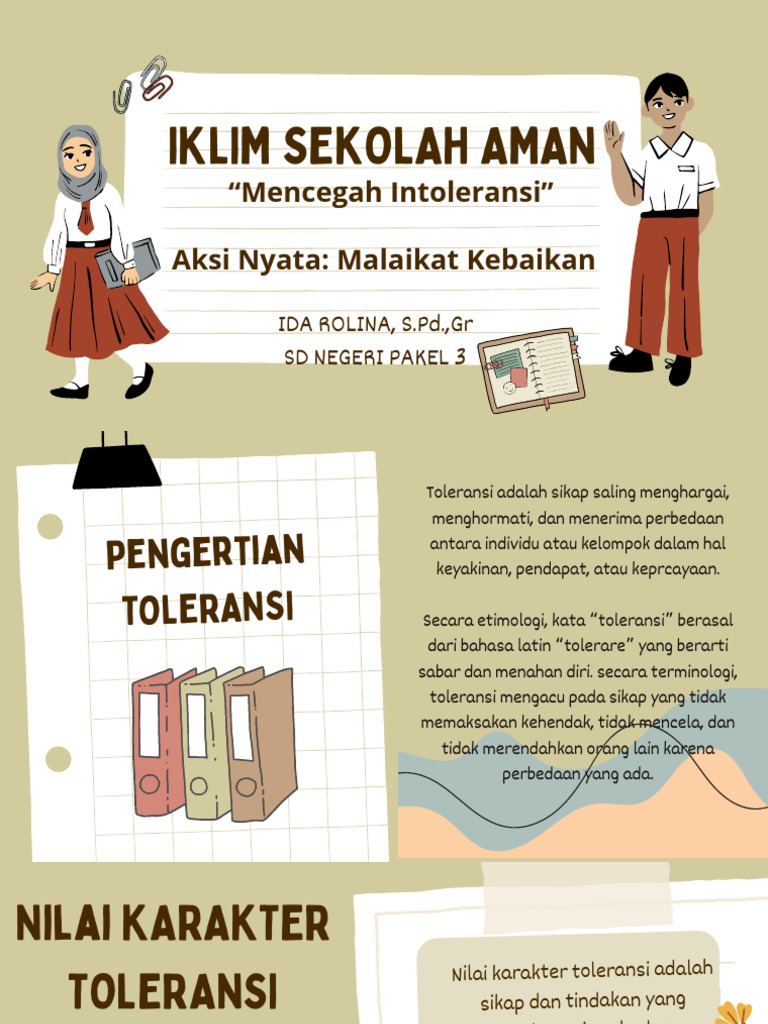 Iklim Sekolah Aman | PDF