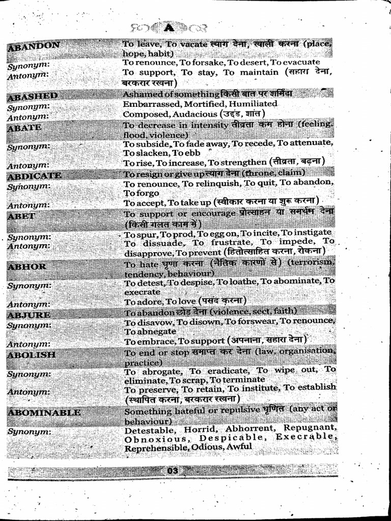 (A) Syn Ant (Varun Sir Eng) | PDF