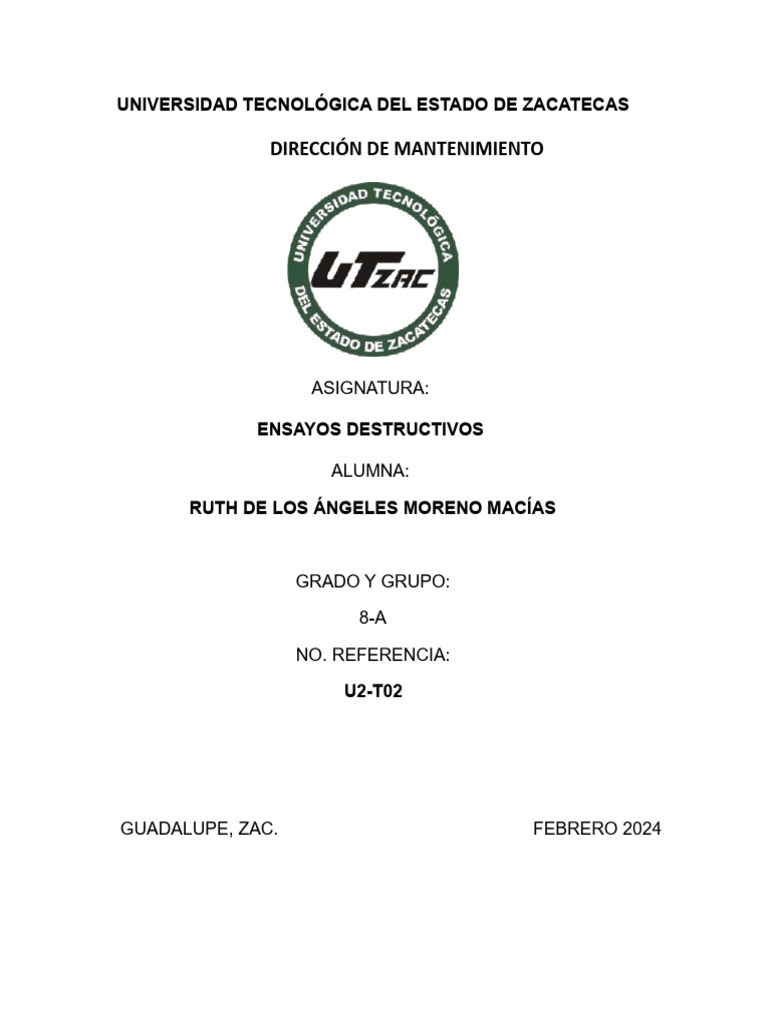 U2 T02 Ed 8a Moreno Ramm | PDF