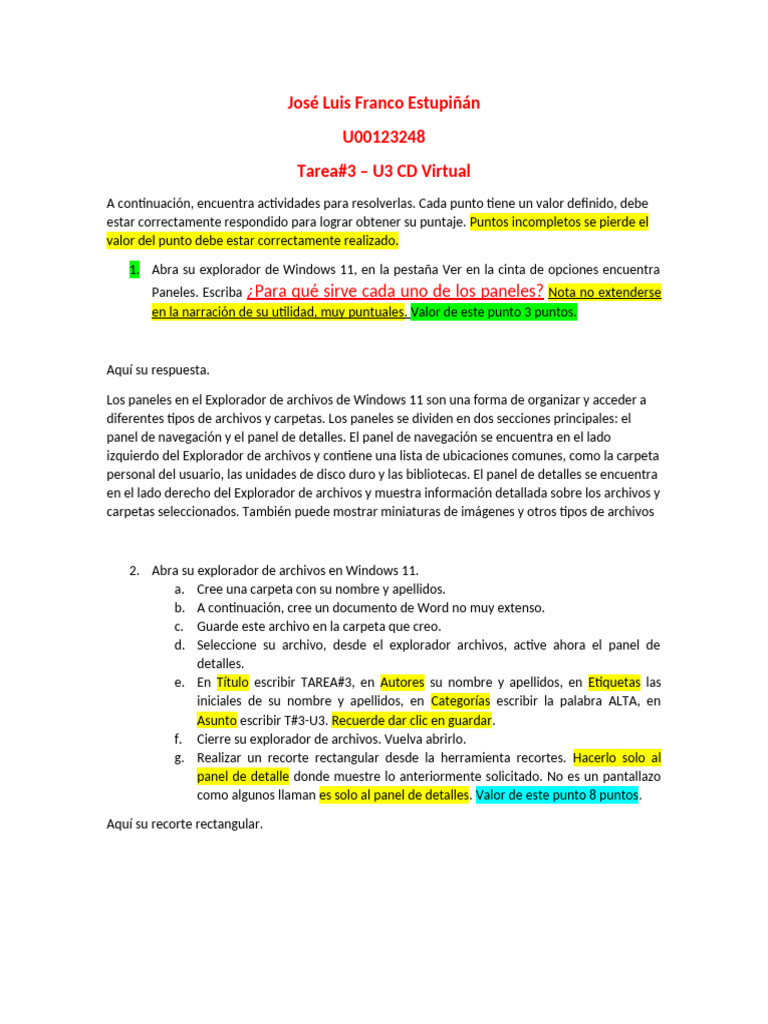 Tarea#3 - U3 CD VIRTUAL-4 | PDF