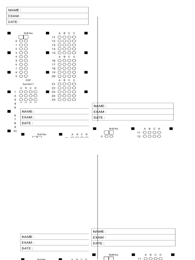 1ST Quarter Exam Answer Sheet | PDF
