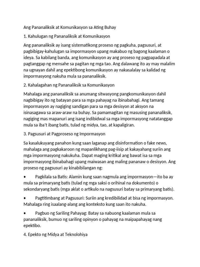 Komfil Design sa Pananaliksik at Komunikasyon | PDF | Self-Improvement