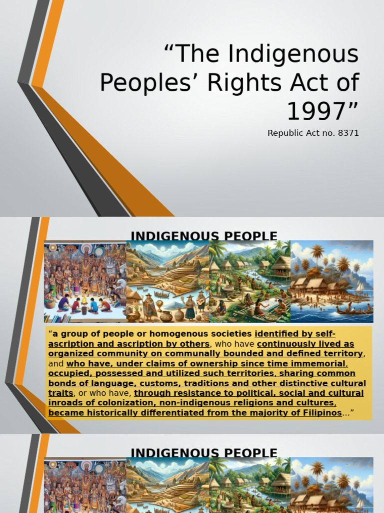 The Indigenous Peoples Rights Act Of 1997 Pdf