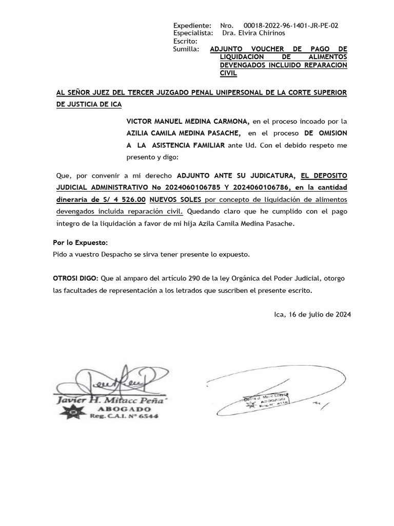 Adjunto Deposito | PDF