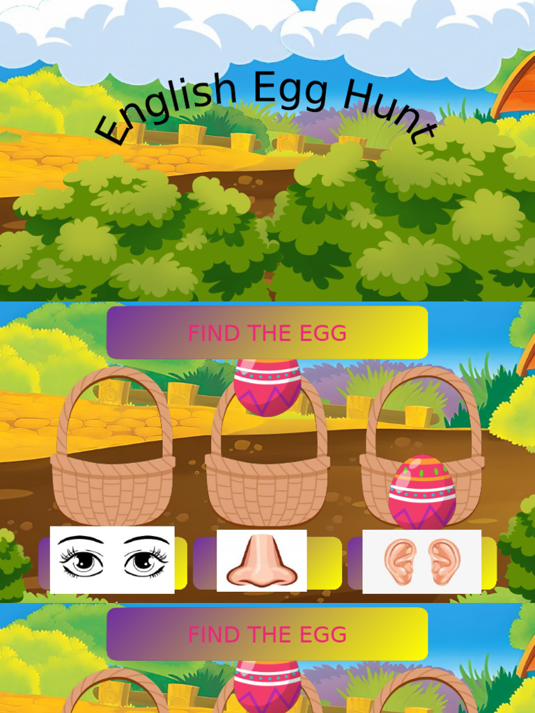 Easter Shuffle - BODY PARTS | PDF
