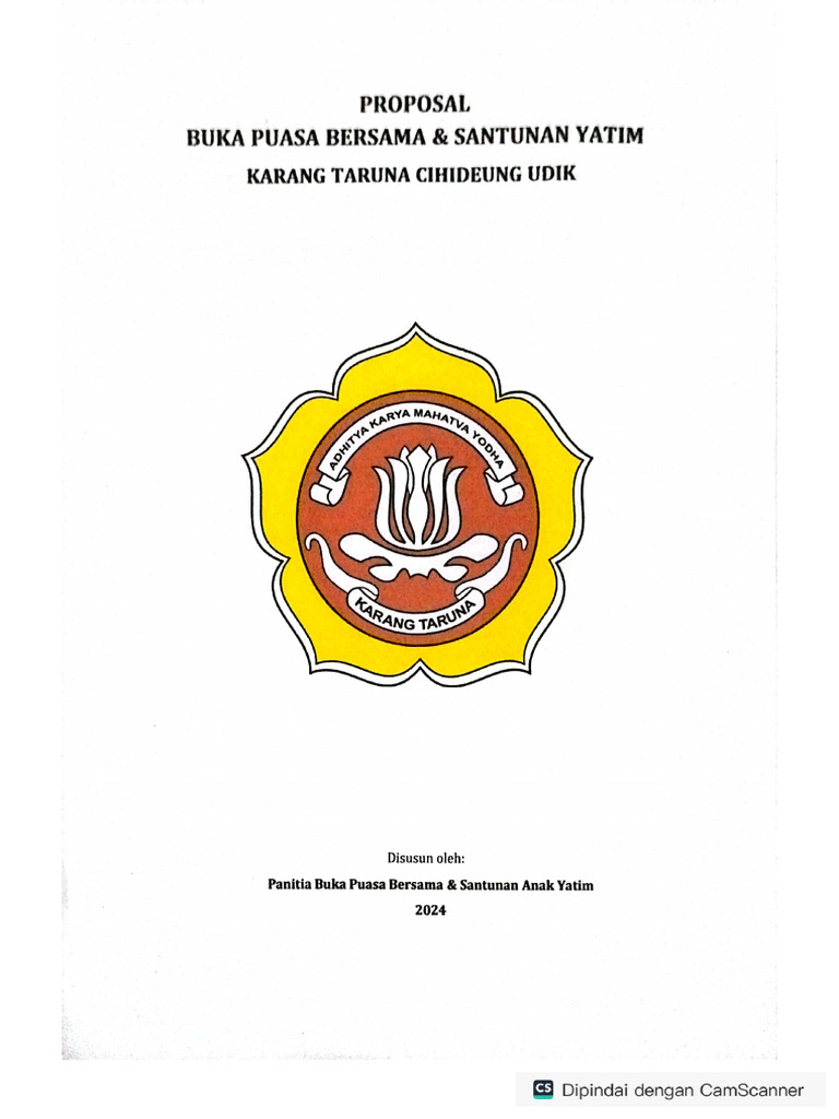 Proposal Bukber Karang Taruna 2024 | PDF