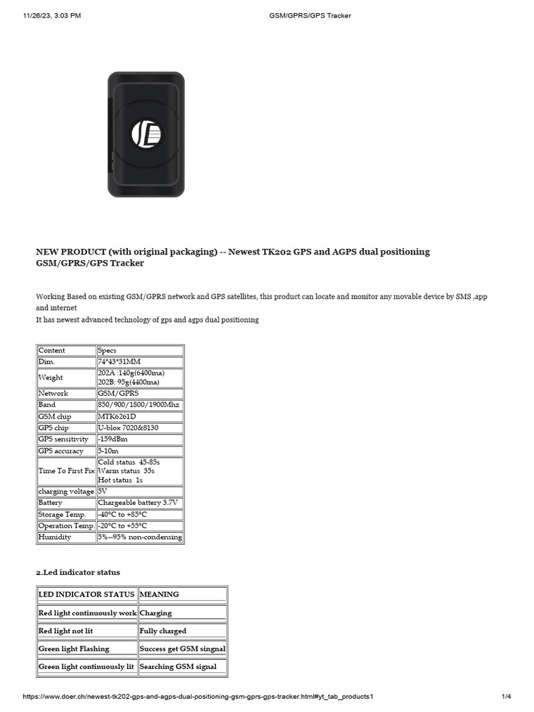 TK202 (G5000) | PDF