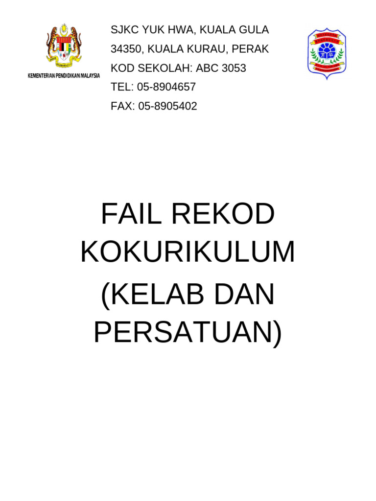 Fail Rekod Kokurikulum | PDF