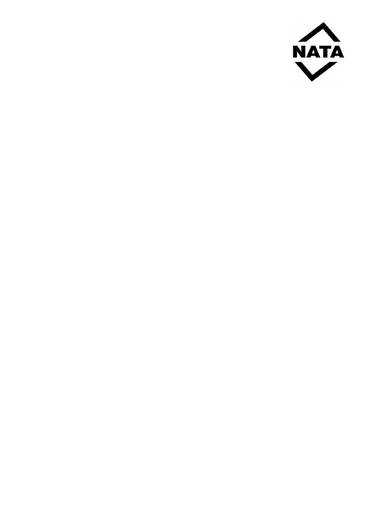 NATA Rules | PDF