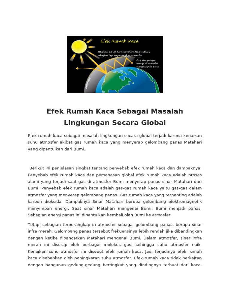 Efek Rumah Kaca | PDF